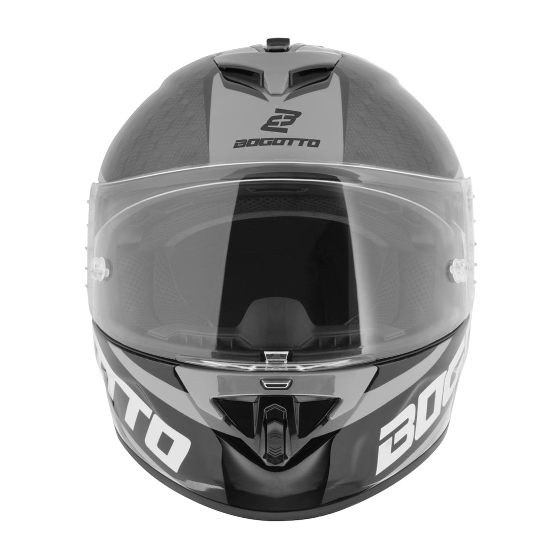 Bogotto FF104 SPN CARBON HELMET（ボガット FF104 SPN カーボンヘルメット） ブラック チタニウム フ ...